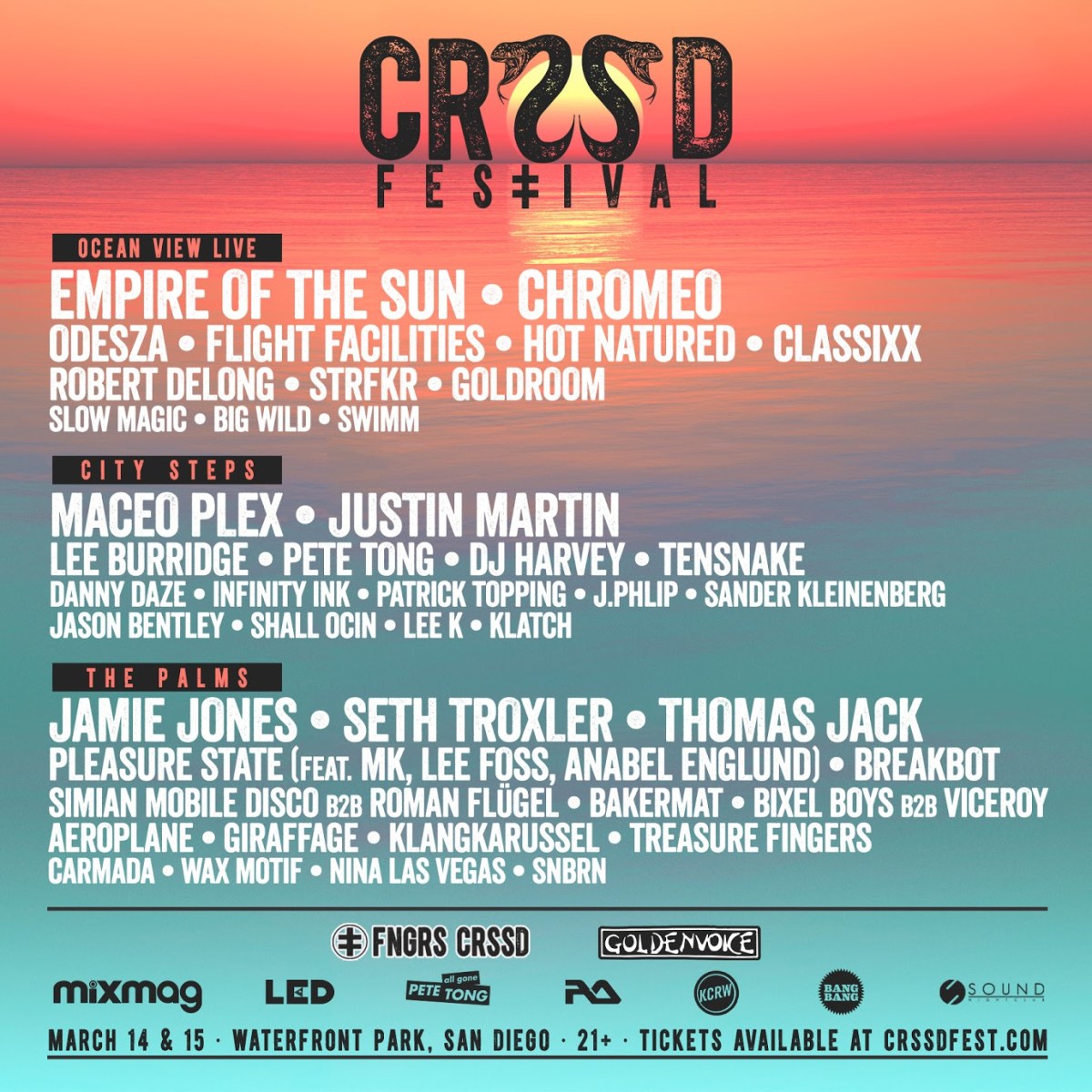 CRSSD Festival Tickets On-Sale Now – ARTIST & TRENDS